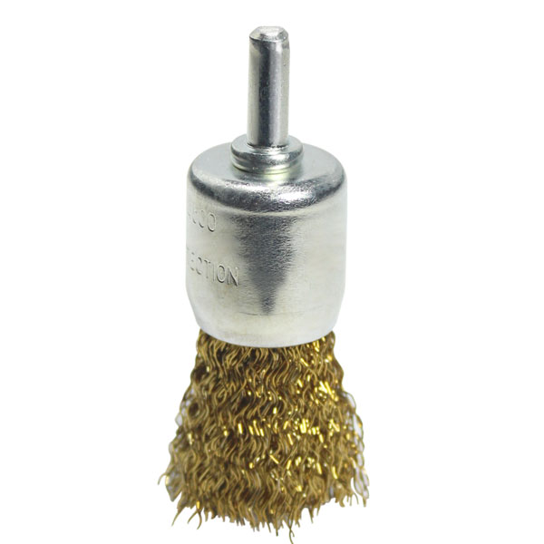 CRIMPED WIRE SHAFT-MOUNTED BRUSH - REMAX TOOLSREMAX TOOLS